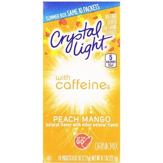 Buy Crystal Light Drink Mix, Peach Mango - 10 On-the-Go Packets Online ...