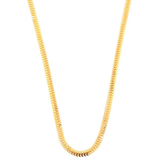 Buy Heavy Look Gents Chain Gold Plated Light Weight Long Boys Mens ...