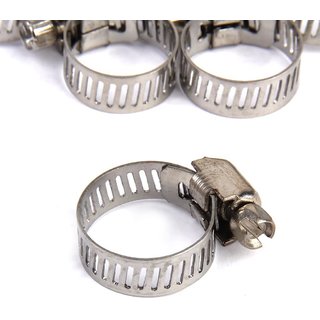 Buy Stainless Steel 13mm to 26mm Hose Pipe Clamps / hose pipe Clips ...