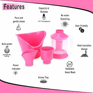 Buy Latest 3 In 1 Steamer, Steam inhaler for cold and cough, Soothes ...