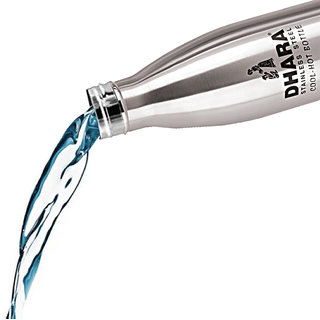 Buy Dhara Stainless Steel Water Bottle For Hot Cold Water (1000ml ...