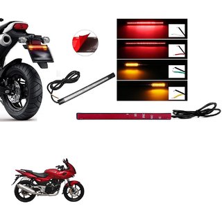 Buy Auto Addict Bike Led Strip Tail Light Brake Light Turn Indicator ...