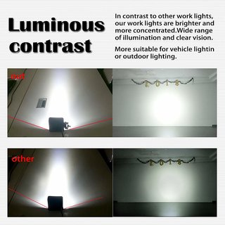 Buy Auto Addict Scooty 16 LED Fog Light Bar 48W Square shape Auxillary ...