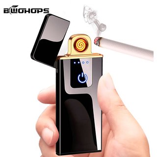 Buy Rechargeable Cigarette Lighter Classic Fashionable Wind Free Online ...