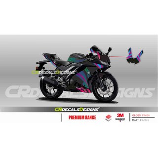 Buy CR Decals YAMAHA R15 V3 CUSTOM DECALS/ WRAP/ STICKERS ABSTRACT EDITION KIT Online @ ₹3840 ...