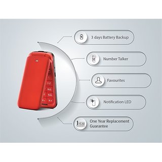 Buy Lava Flip (Red) Online @ ₹2199 from ShopClues