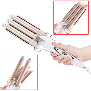 Buy Professional High Quality Curling Iron Ceramic Triple Barrel Hair Styler Wave Hair Waver ...