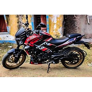 Buy Bajaj Dominar 250/400 Officils Red Design Full Body Wrap Decal ...