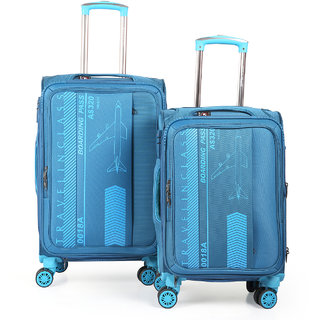 Buy Polo Class 2Pc Set Semi Soft Trolley Bag Suitcase (20" & 24 ...