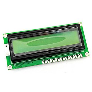 Buy TECHDELIVERS LCD 16x2 Alphanumeric Display Module with Green Yellow Backlight Online @ ₹249 ...