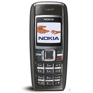 Buy Refurbished Nokia 1600 Single Sim Feature Phones (Black) Online ...