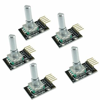 Buy TECHDELIVERS 360 Degree Rotary Encoder Module Brick Sensor 5Pieces ...