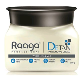 Buy Raaga Professional D Tan Removal Cream (500g) Online @ ₹350 from ...