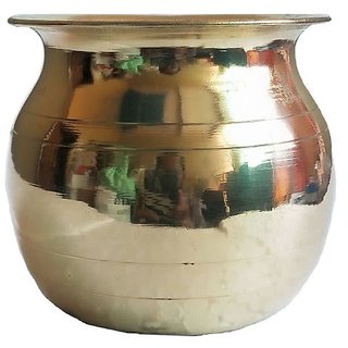 Buy Traditional Brass Golden Pooja Lota/Pitcher for Karwa Chauth, Pooja ...