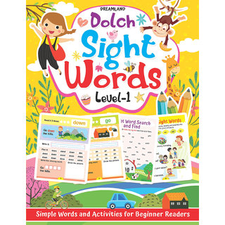 Buy Dolch Sight Words Level 1- Simple Words and Activities for Beginner ...