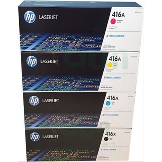 Buy HP 416A Toner Cartridge Black,Cyan,Magenta,Yellow Pack Of 4 For Use Laserjet Pro M454,MFP ...
