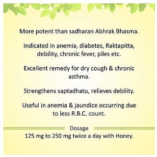 Buy Baidyanath Abhrak Bhasma (Shatputi) I Ayurvedic Cough & Cold I ...