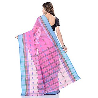 Buy Db Desh Bidesh Women`S Traditional Bengal Tant Woven Lotus Kolka ...