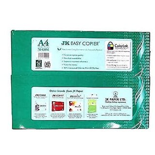 Buy JK Easy Green Copier Paper A4 Size 500 Sheets 70 GSM 1 Ream Online @ ₹379 from ShopClues