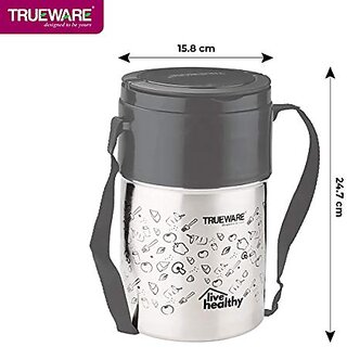 Buy Trueware Steelex 4 Lunch Box 4 Insulated Stainless Steel Containers ...