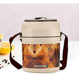 Buy Trueware Office Plus 2 Lunch Box 3 Stainless Steel Containers ...