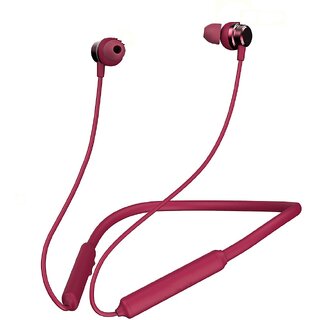 Buy Hi bass bluetooth neckband wireless headphones stylish design ...