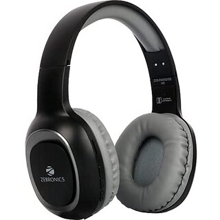 Buy Zebronics Zeb-Paradise Bluetooth Wired Over Ear Headphones With Mic ...