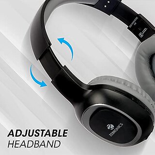Buy Zebronics Zeb-Paradise Bluetooth Wired Over Ear Headphones With Mic ...