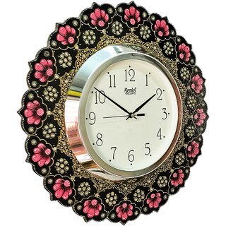 Buy Bhumika Handicraft Ajanta Design Wall Clock for Home dcor Living ...