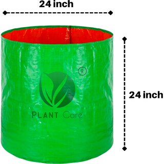 Buy PLANT CARE poly grow bags 24x24 Inch Pack of 2 plant bag Online ...