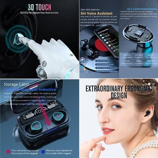 Buy est wireless earbuds airpods M10 newest digital indicator v5.1 Bluetooth Headset Online ...