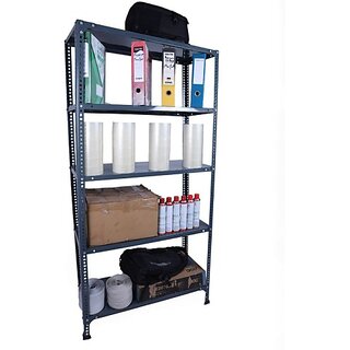 Buy Spacious 5 Shelf Multipurpose Slotted Angle Rack ,243649 ( Dagrey ...