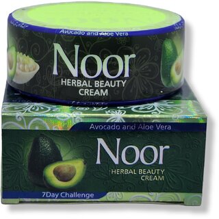 Buy Noor Herbal Avocado and Aloe Vera Beauty Cream 20g Online @ ₹325 ...