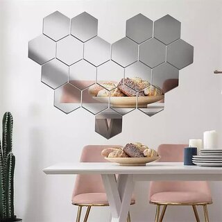 Hexagon mirror stickers store