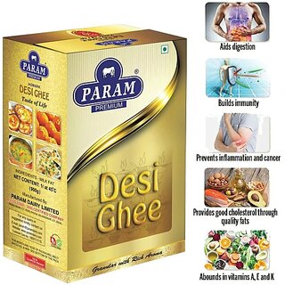 Buy PARAM Premium Cow Ghee with Desi ghee for Better Immunity Pack of ...