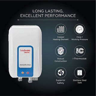 Buy (Refurbished) Hindware 3 L Instant Water Geyser (Immedio Blue ...