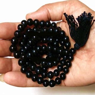 Black agate mala store
