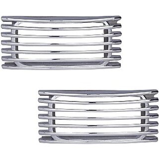 Buy ABS AUTO TREND Car Side Indicator decorative Chrome Jaali Cover ...