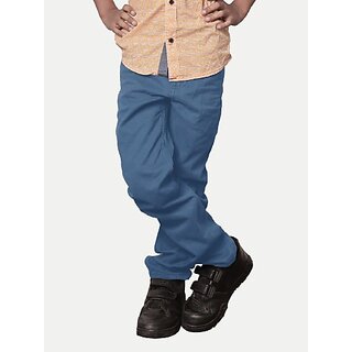 Buy Radprix Regular Fit Boys Grey Trousers Online - Get 1% Off