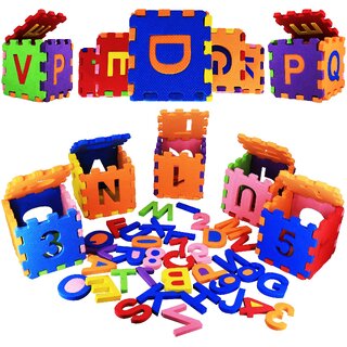 Buy Aseenaa 36 Pieces Puzzle Foam Blocks Mat Toy for Kids Educational ...