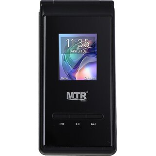Buy Mtr Flip X (Dual Sim, 7.11 Cm (2.8 Inch) Display, 2500 Mah Battery, Black) Online - Get 41% Off