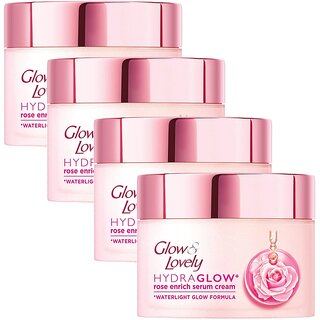 Buy Glow Lovely Hydra Glow Face Cream 25 g - Pack of 4 Online - Get 23% Off