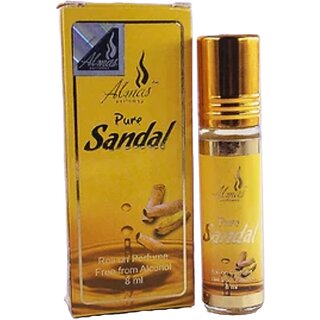 Buy Pure Sandal Al Mas Roll On Perfume 8ml Online - Get 43% Off