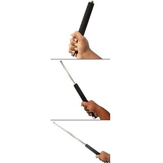Buy Cribking Self Defence Stick Rod Foldable Self Defence Steel Rod ...