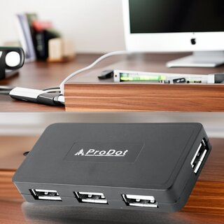 Buy ProDot USB Hub - Compact Multi-Port USB Splitter for Laptops and ...