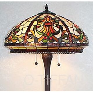 Buy Tiffany Style Stained Glass Floor Lamp Online @ ₹1250 from ShopClues