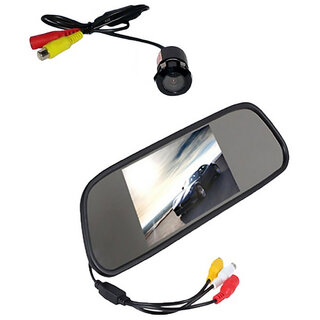 Buy 4.3 Inch Led Screen Rear View Mirror Monitor With Car Rear View ...