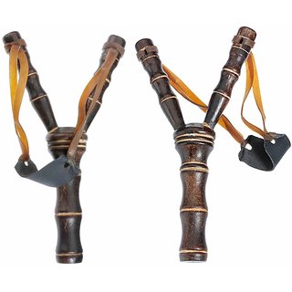Buy BuzyKart Classic Beautiful Handmade Wooden Toy Slingshot / Catapult ...