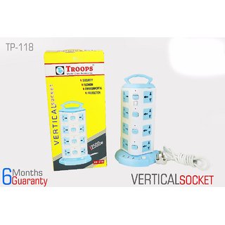 Buy Rodex TP-118 4 Layers 16-Outlets And 3-USB Ports Vertical Extension ...