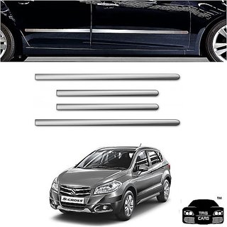 Buy Chrome Bumper Guard Door Side Chrome Beading 8 pcs Set Combo Maruti Suzuki S Cross Online 1049 from ShopClues